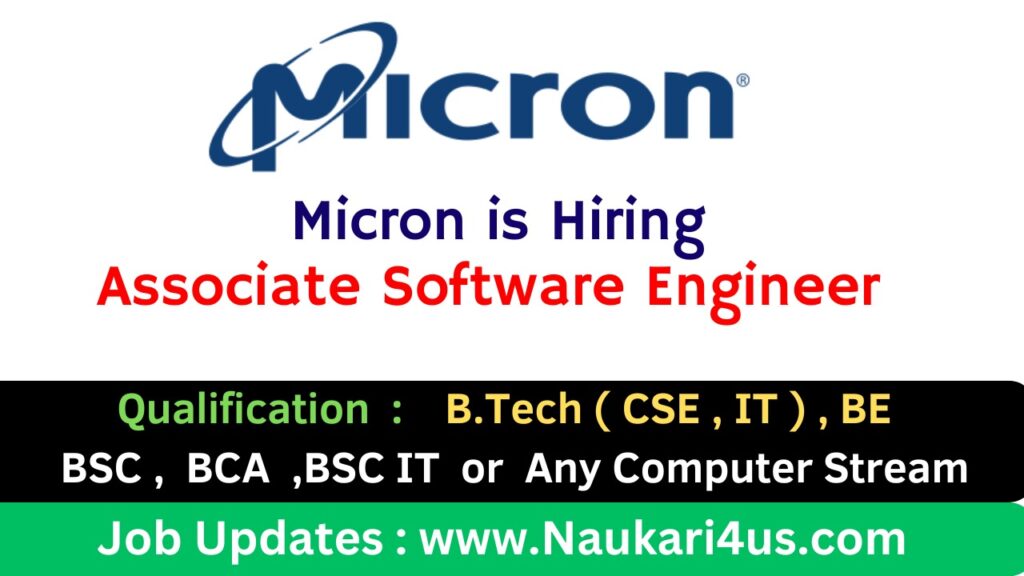 MICRON Hiring Associate Software Engineer in Hyderabad – B Tech, BE ...