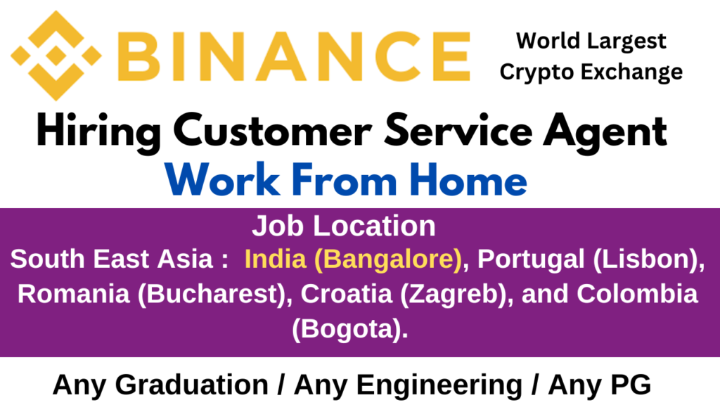 Binance Hiring Customer Support Agents 2025 – Apply for Work From Home ...
