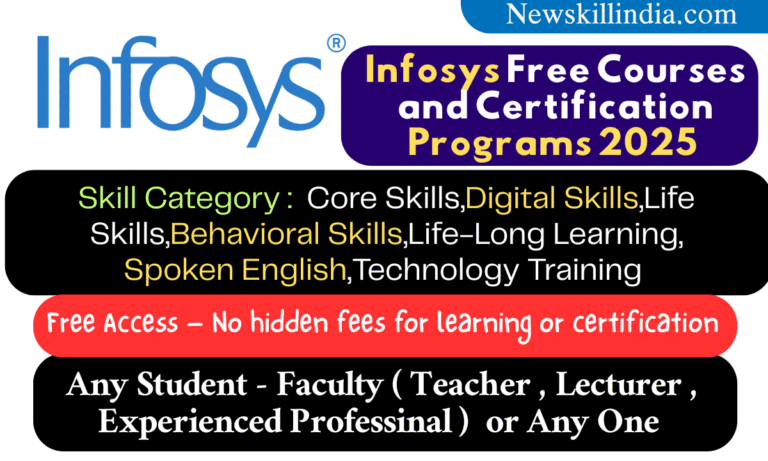 Infosys Free Courses and Certification Programs 2025 – Learn Digital ...