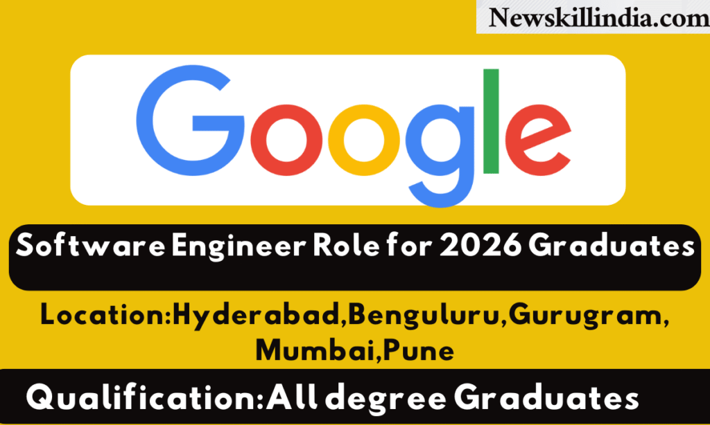Software Engineer Role for 2026 Graduates- Apply Now - New Skill India