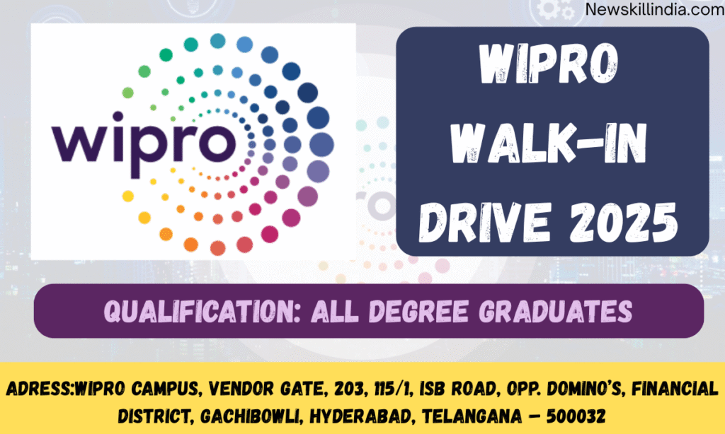 Wipro Walk-in Drive 2025 for Freshers and Experienced in Hyderabad ...