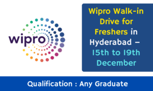 Wipro Walk-in Drive for Freshers in Hyderabad – Mapping Role | 15th to ...