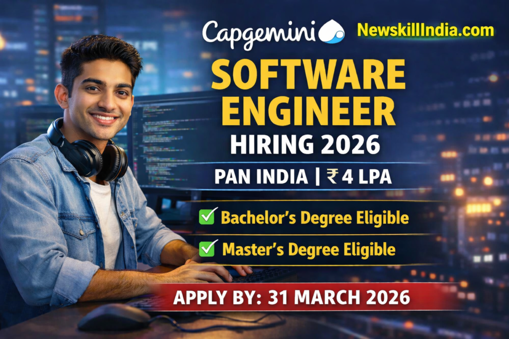 Capgemini Exceller Software Engineer Hiring 2026 – PAN India | ₹4 LPA ...