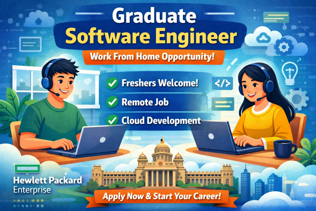 Graduate Software Engineer Job 2026 at HPE – Freshers & Remote Work ...